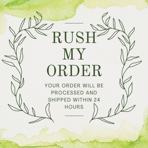 Rush My Order Please - Etsy