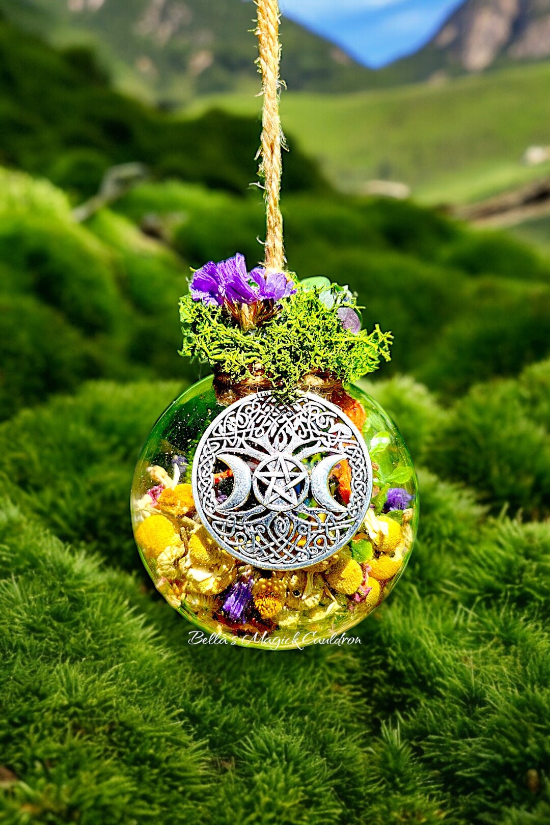 Tree of Life Witch Ball Glass 2.5 Inch Home Blessing Ball Home ...