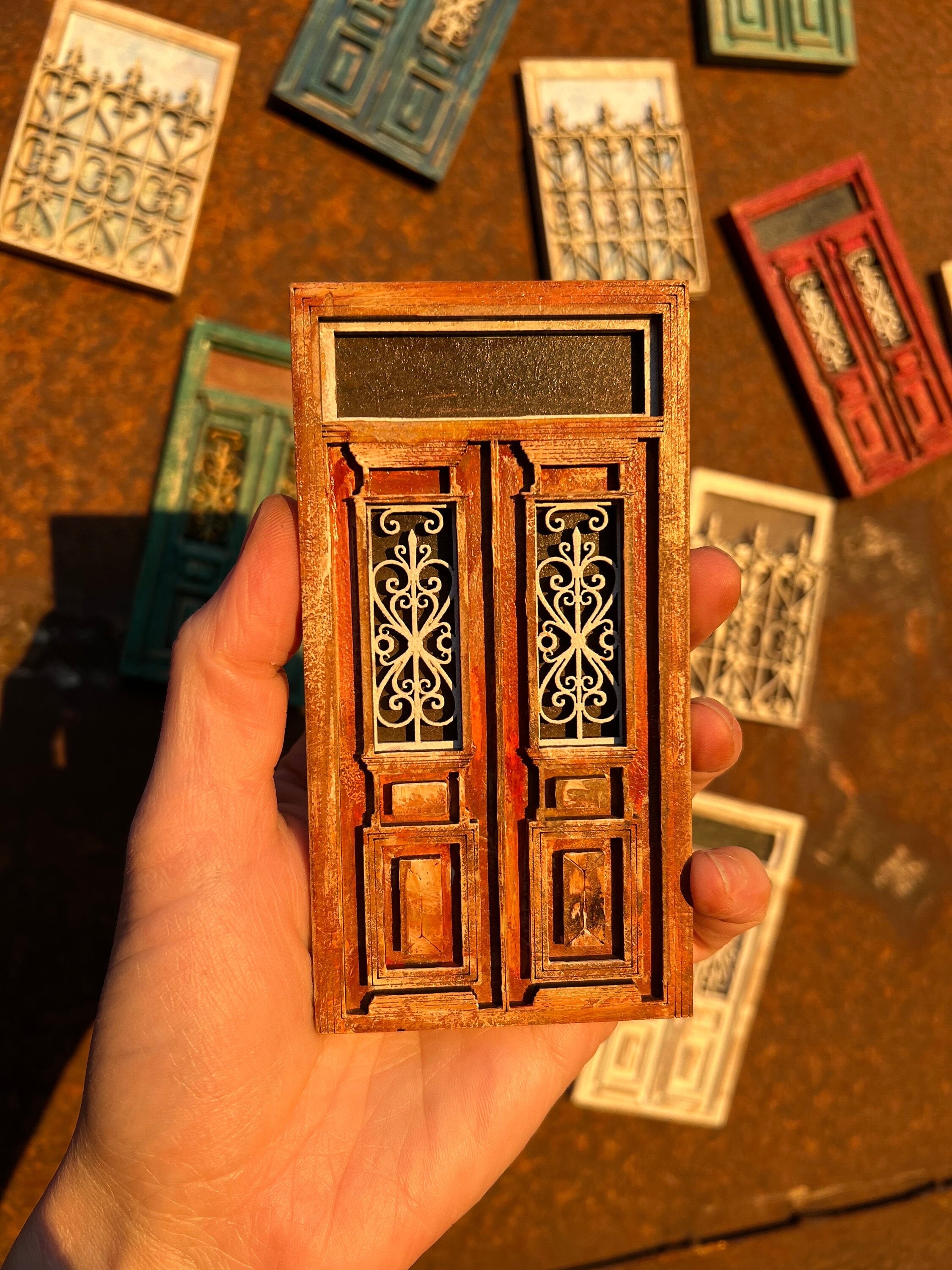 Door Miniature With Magnet - Etsy