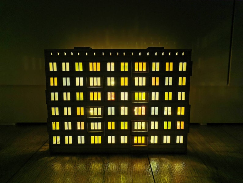 Handmade Wooden Lamp Inspired by Residential Building From Georgia - Etsy