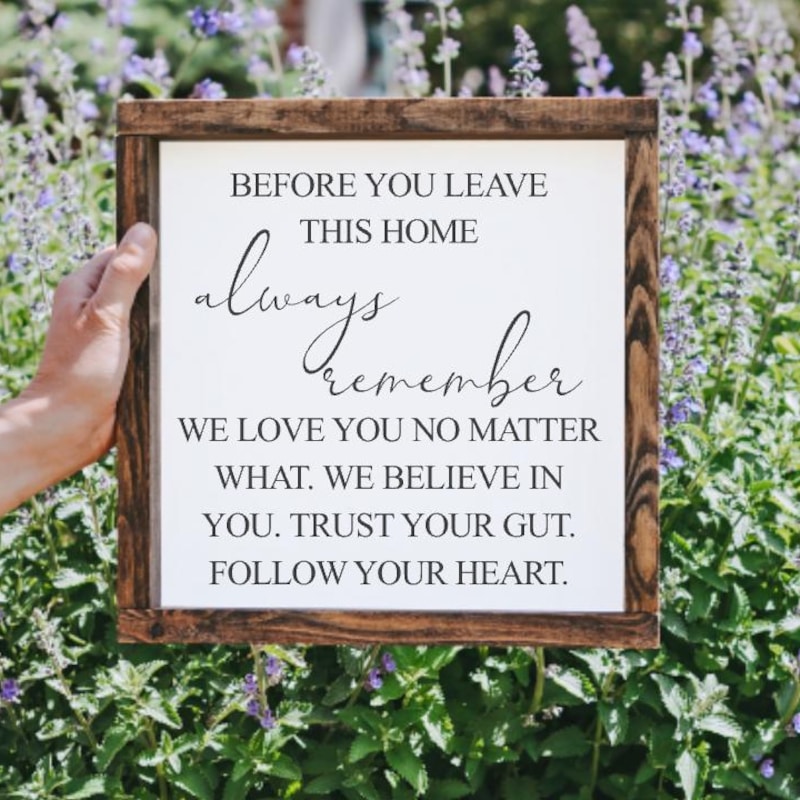 Before You Leave This Home - Etsy