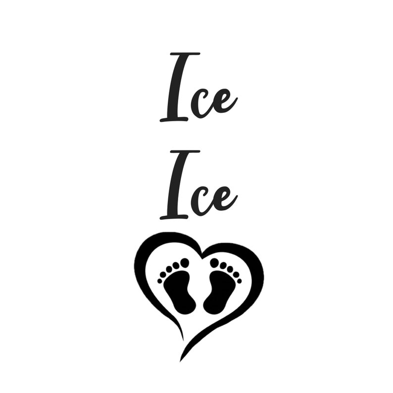 Ice Ice Baby SVG Cutting File. Suitable for Cricut, Silhouette ...