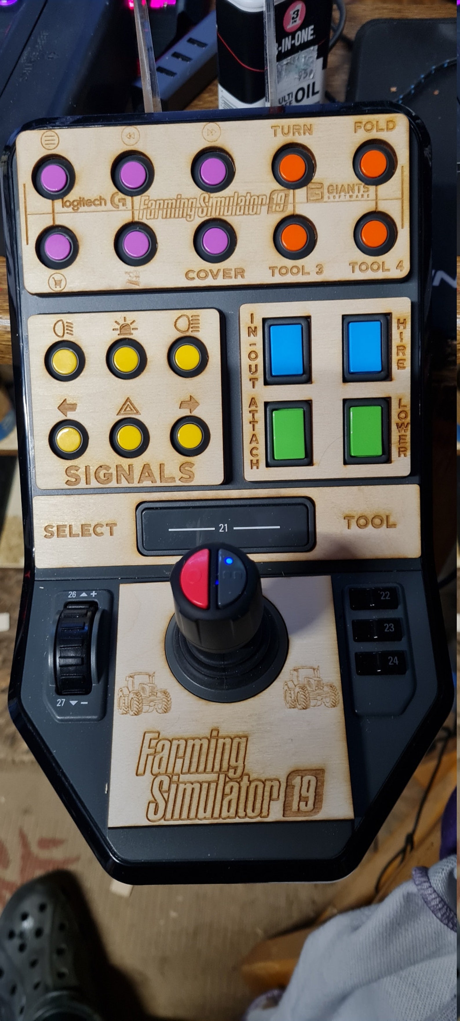 Farming simulator control panel - feticorps