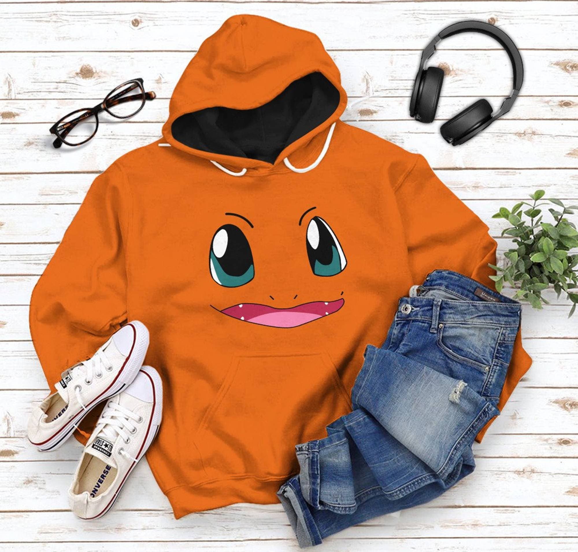 Charmander Halloween Costumes Hoodie, Charmander Charizard Cosplay ...