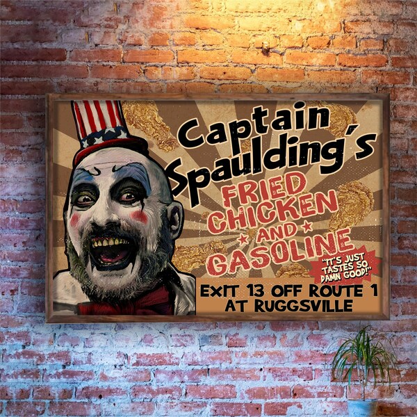 Captain Spaulding - Etsy