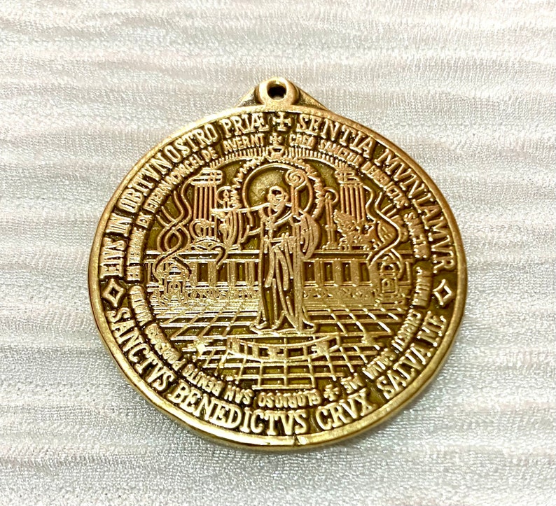 Saint Benedict Medallion authentic - Etsy