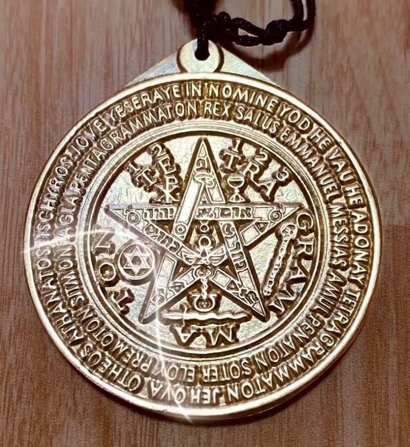 Tetragrammaton Medallion Authentic Ultimate Divine Protection - Etsy