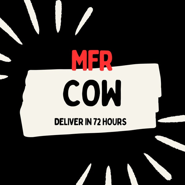 Neon Fly Ride Cow - Etsy UK