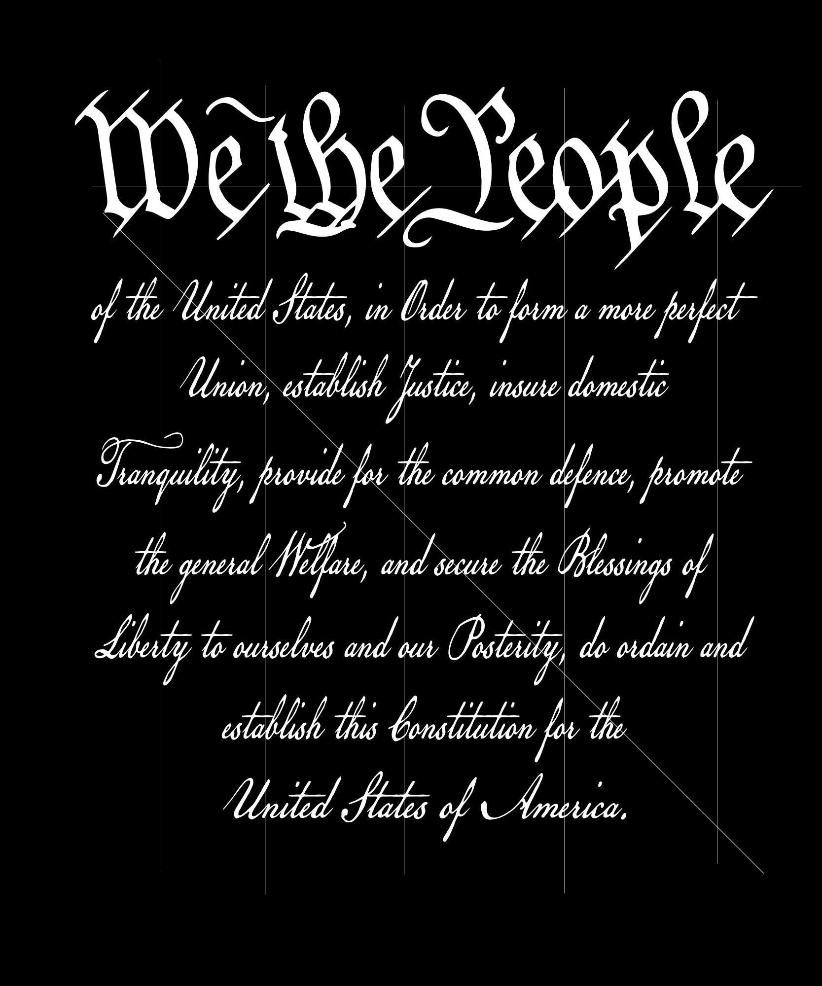 We the People Svg Constitution Preamble Svg Png for Shirts Patriotic ...