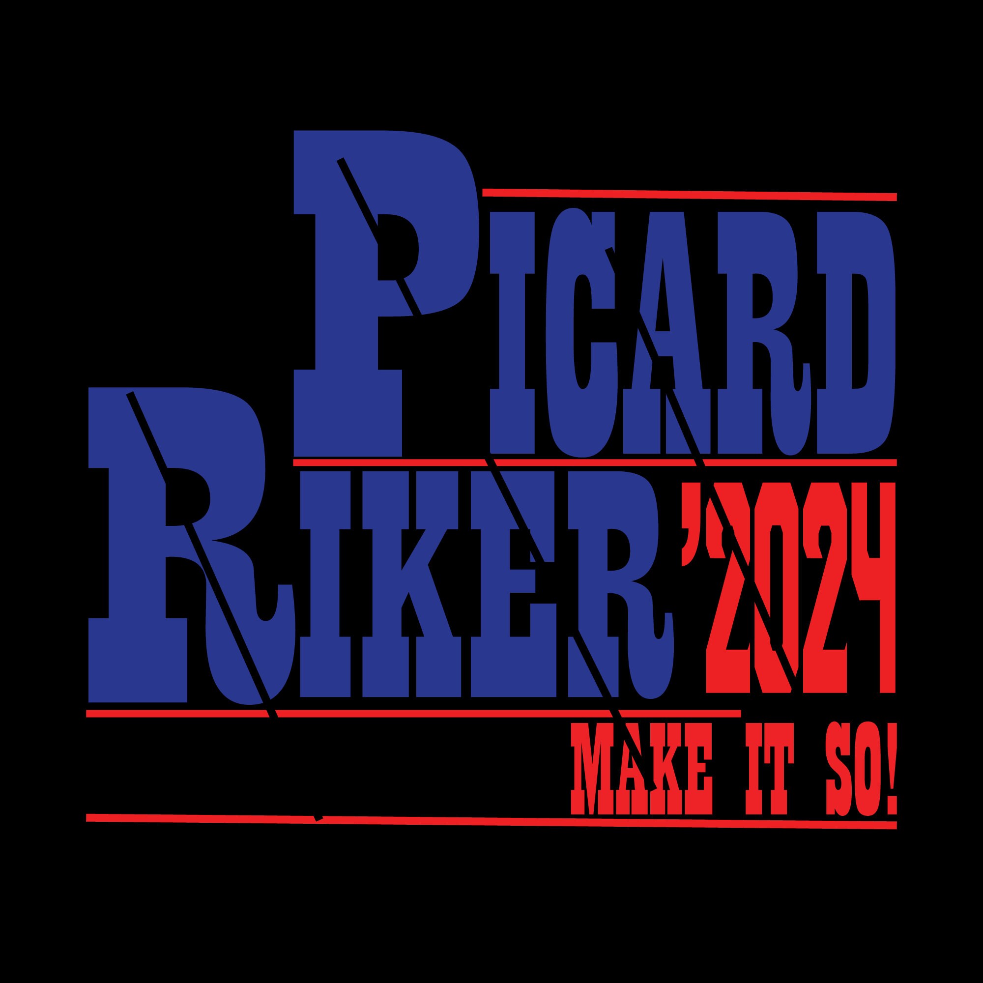 Make It so With Picard and Riker in 2024! SVG Cut Files - Etsy