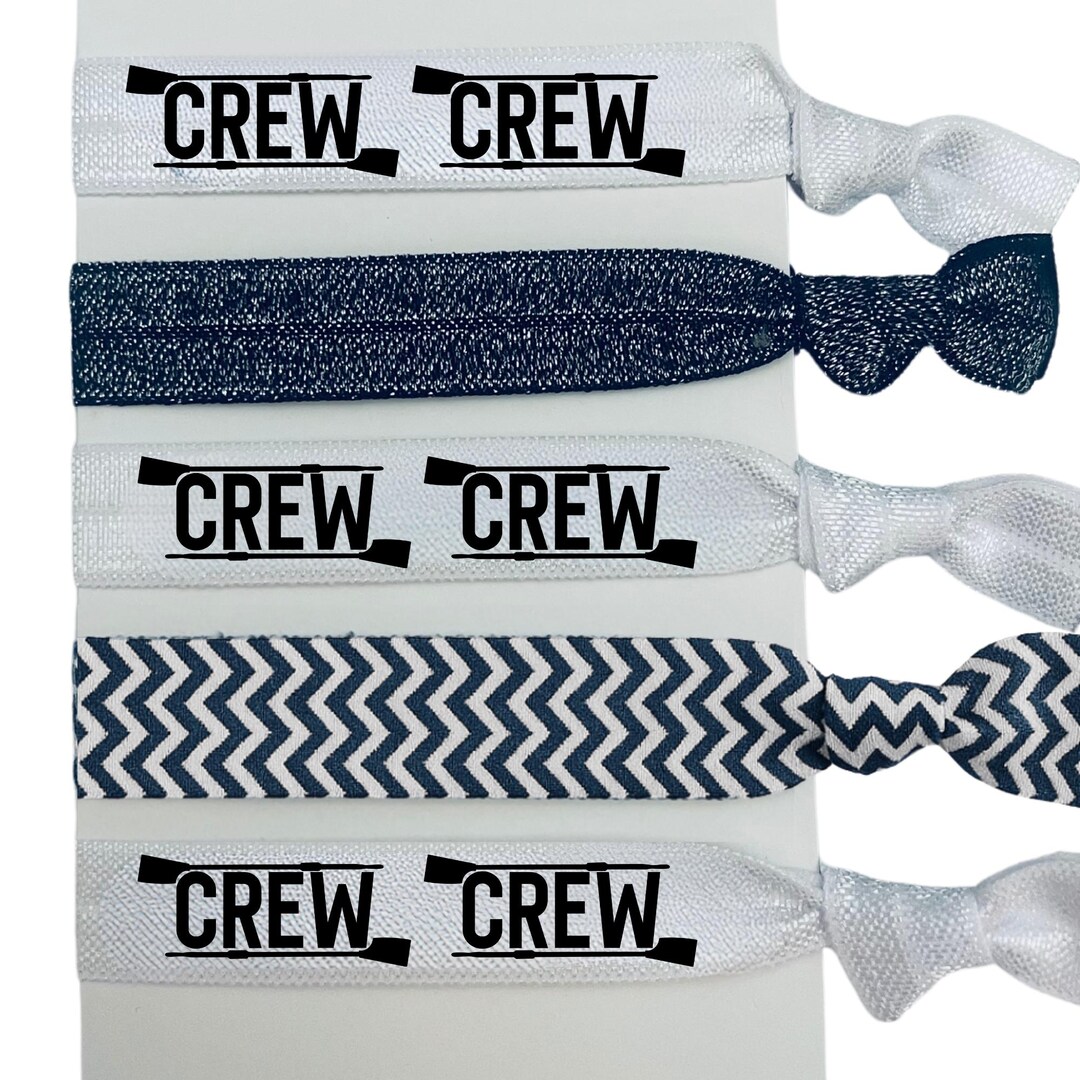 Rowing Crew Hair Ties With Oar Design, No-crease Elastic Bands for ...