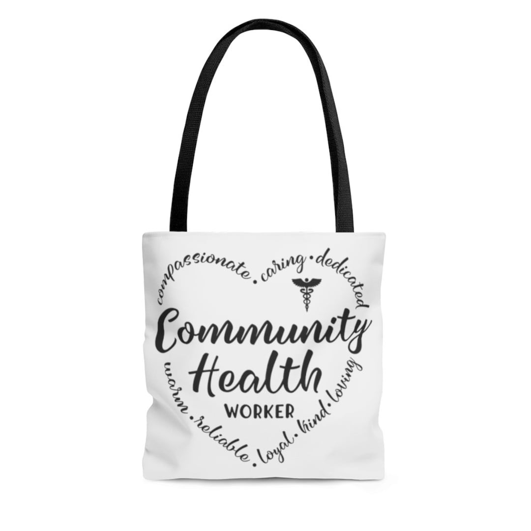 Community Health Worker AOP Tote Bag, Community Health Worker Gift ...