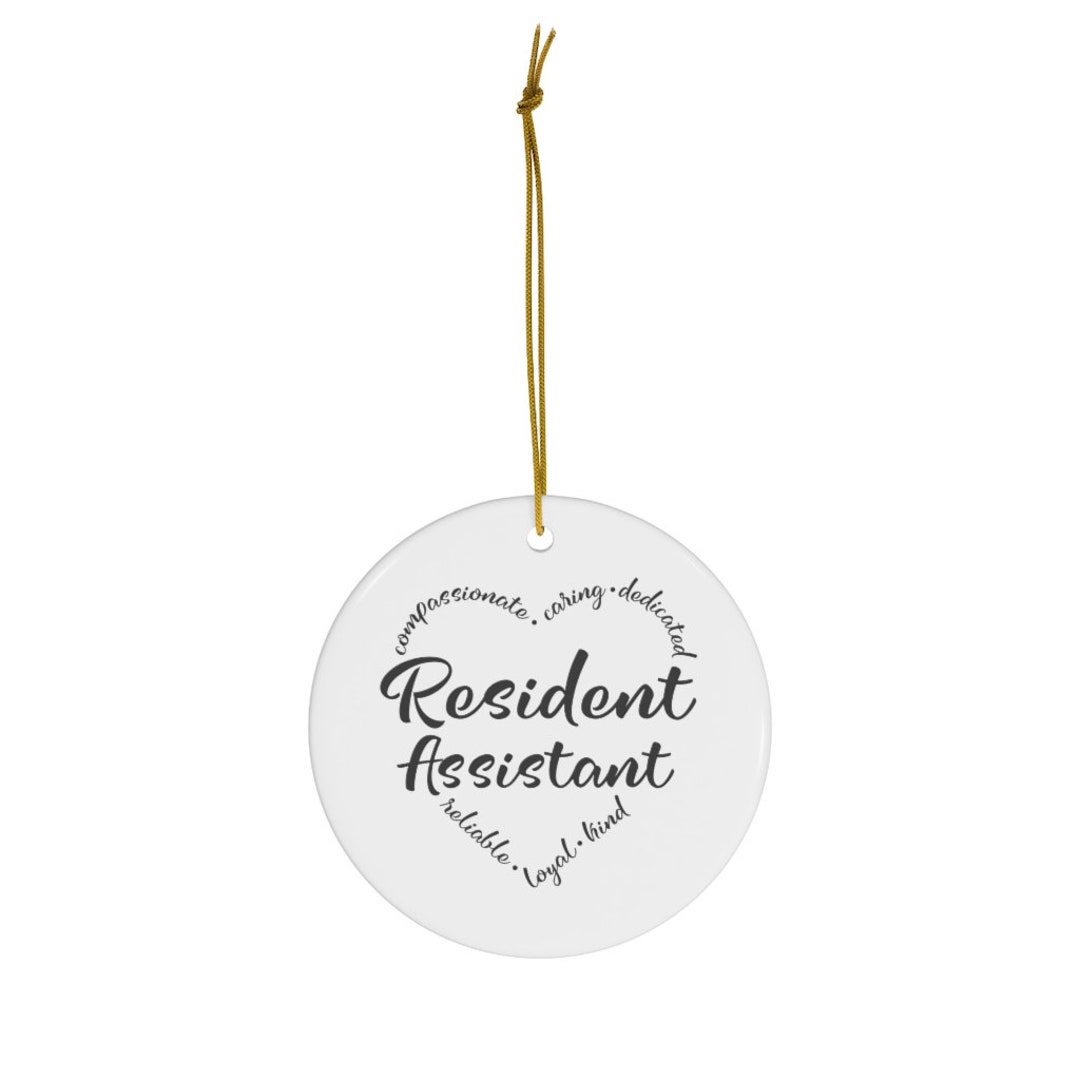 Resident Assistant Ornaments, Resident Assistant Gift, Occupation Gift ...