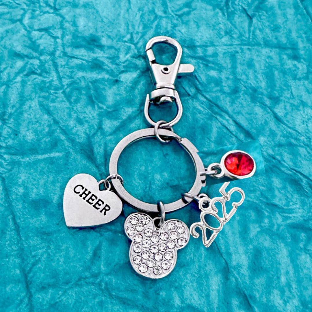 Personalized 2025 Cheer Keychain, Cheerleader Zipper Pull With ...