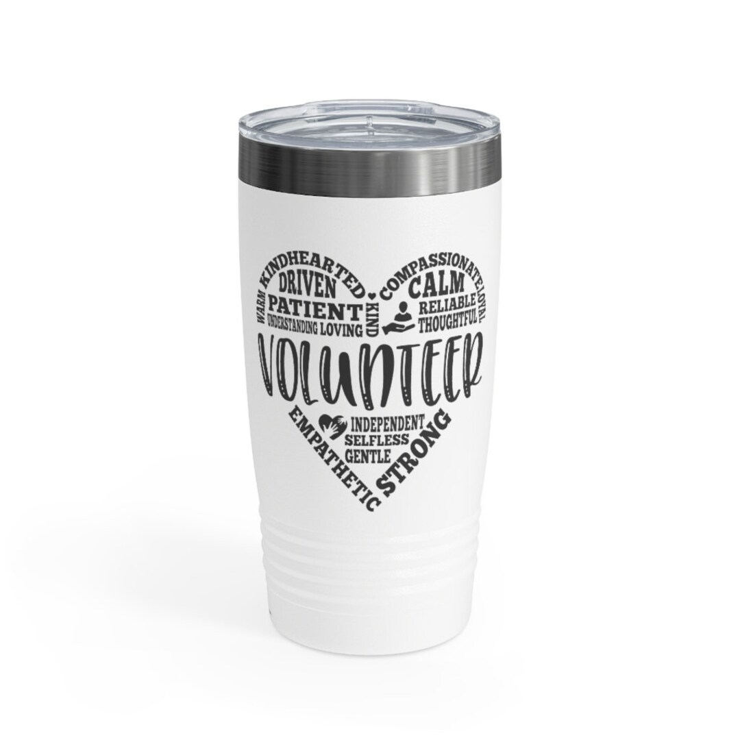 Volunteer Tumbler 20oz, Volunteer Gift, Community Worker Tumbler ...