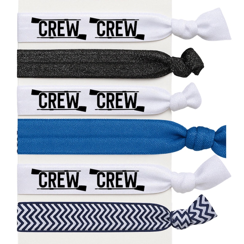 Rowing Crew Hair Ties With Oar Design, No-crease Elastic Bands for ...