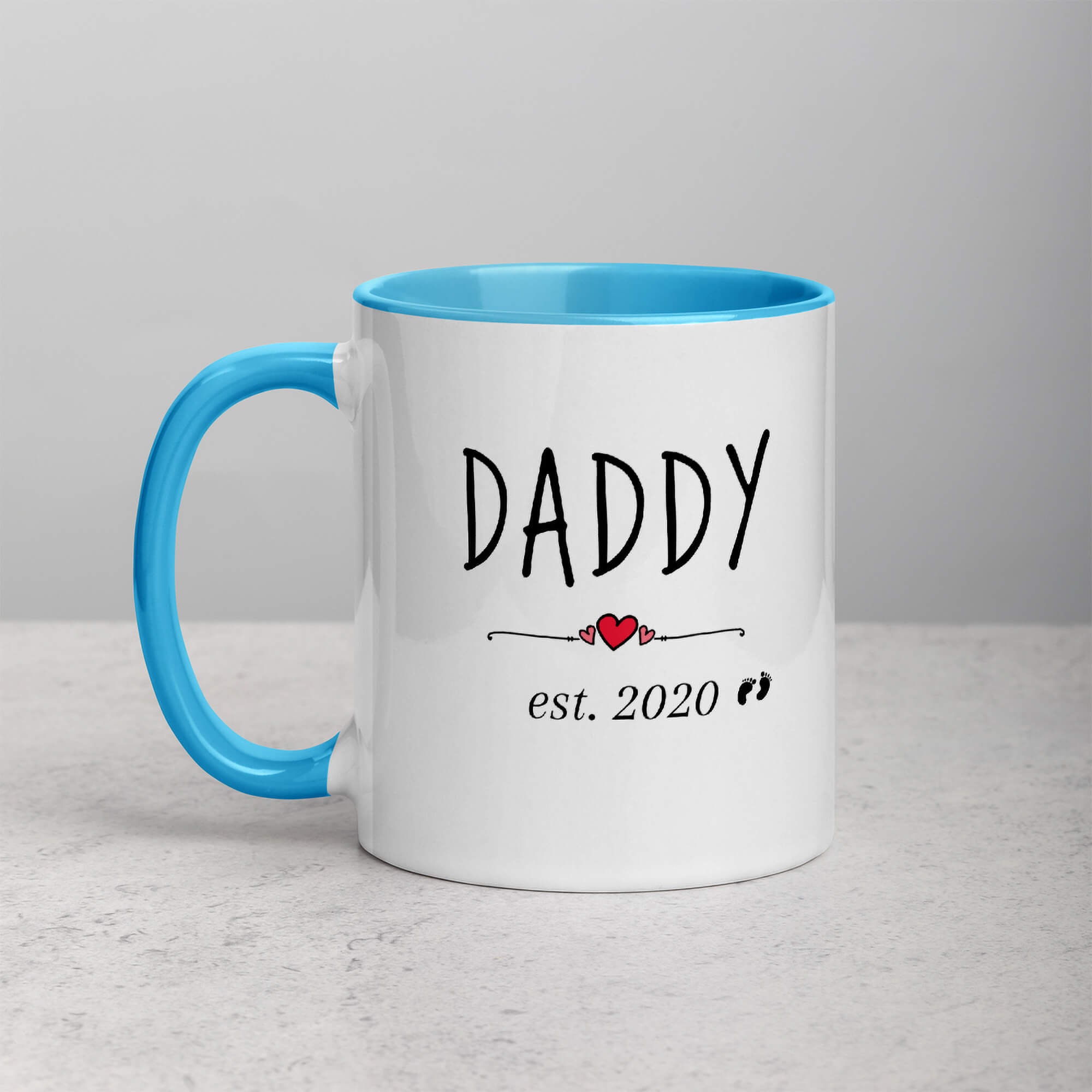 New Daddy Mug Baby Shower Gift New Daddy Gift Daddy Established Mug ...