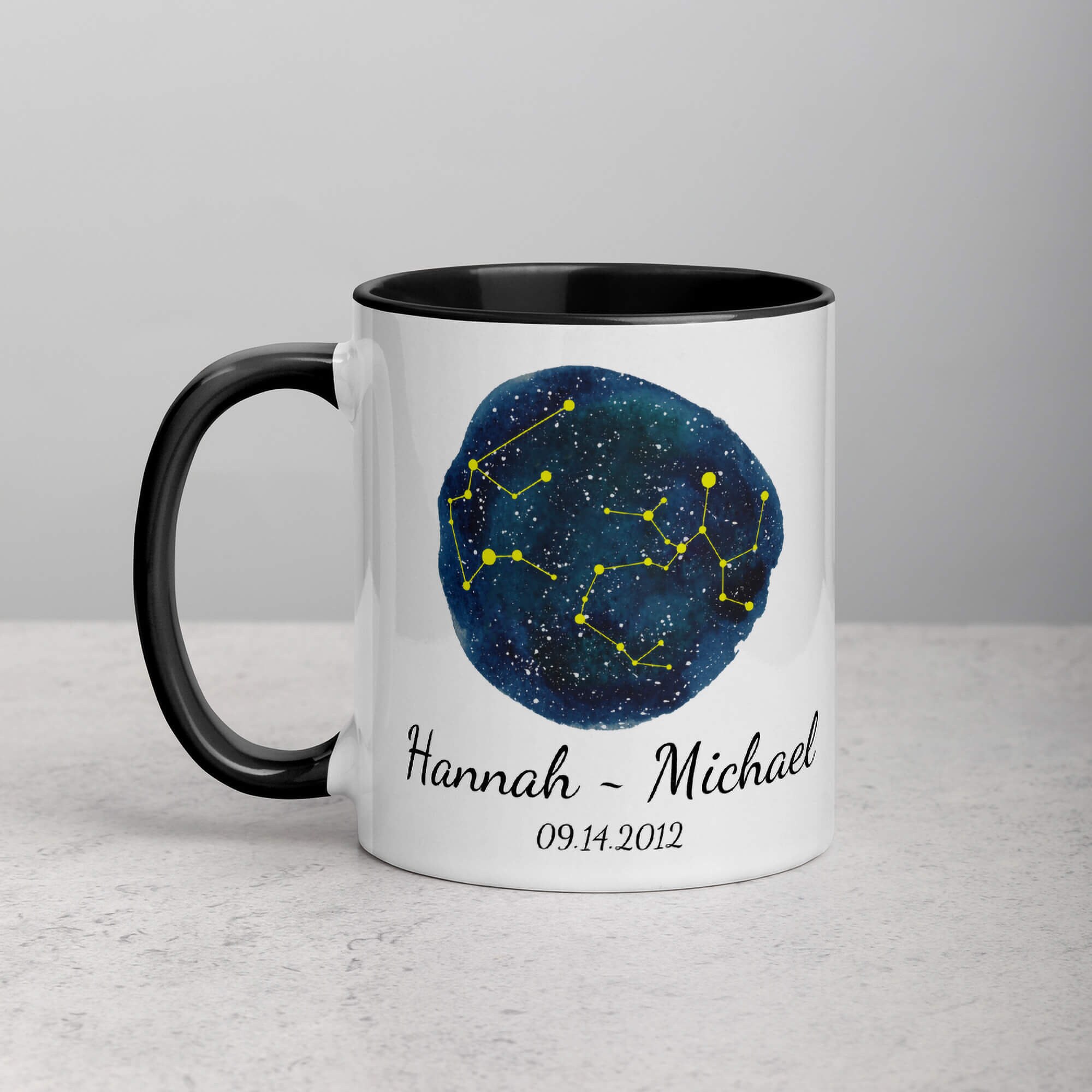Zodiac Mug for Couples Zodiac Mug Constellation Mug Star Sign Mug ...