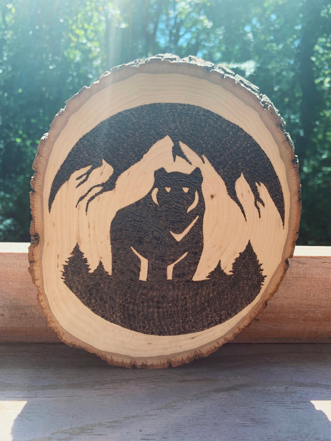 Bear Handmade Wood Burning Art - Etsy