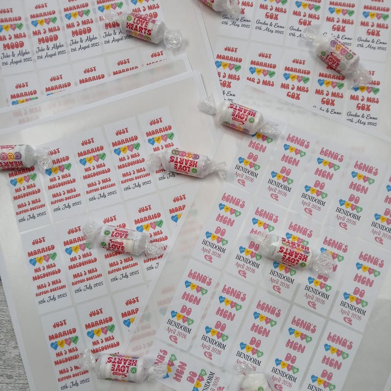 Personalised Sweets - Etsy UK