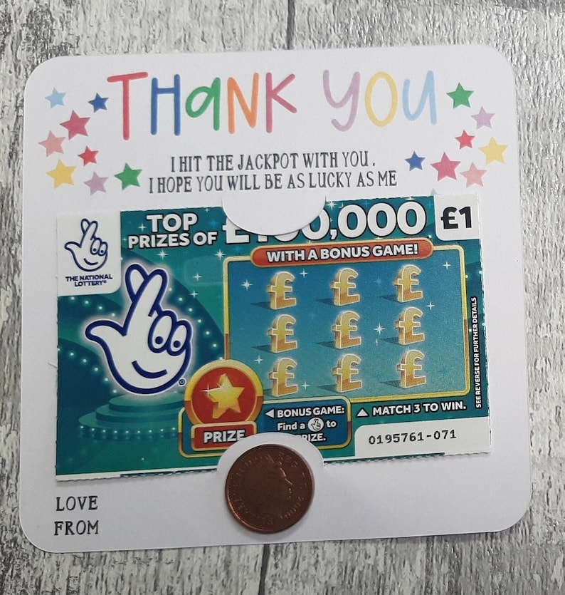 Teacher Scratch Card Holder, Teacher Gift, End of Term Gift, Teaching ...