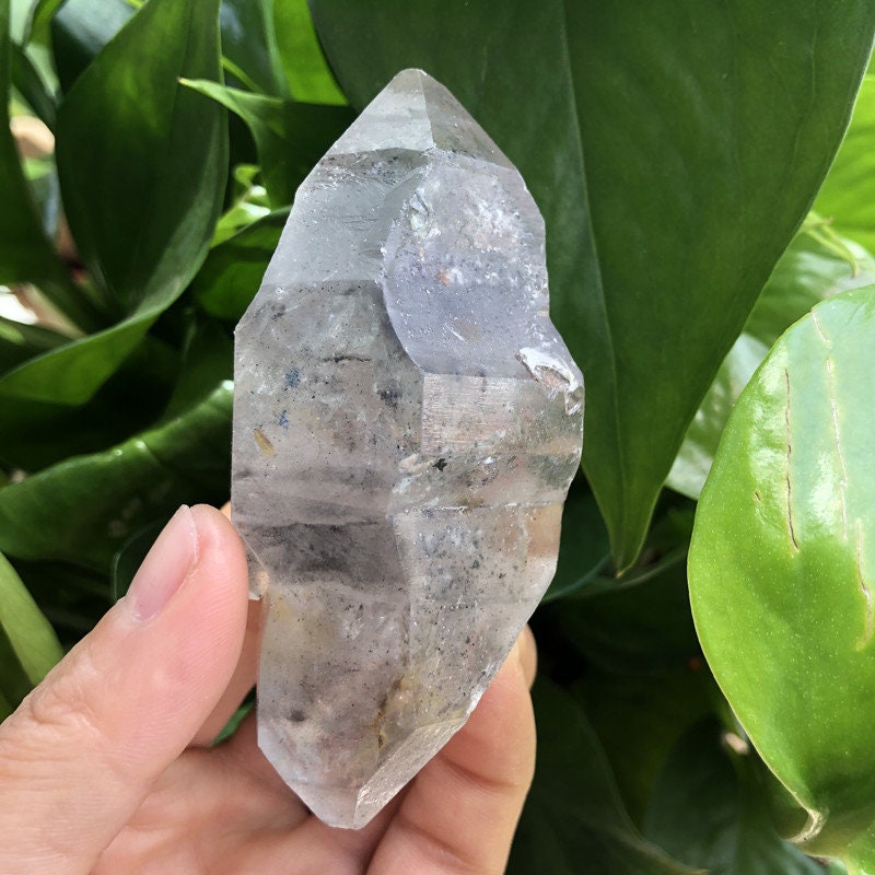 Home Décor Home & Living Natural Moving Water Bubble Quartz Crystal ...