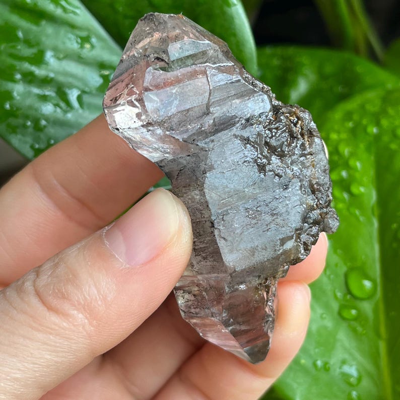 Natural Skeletal Quartz Elestial Quartz Crystal Terminated Point/wand ...