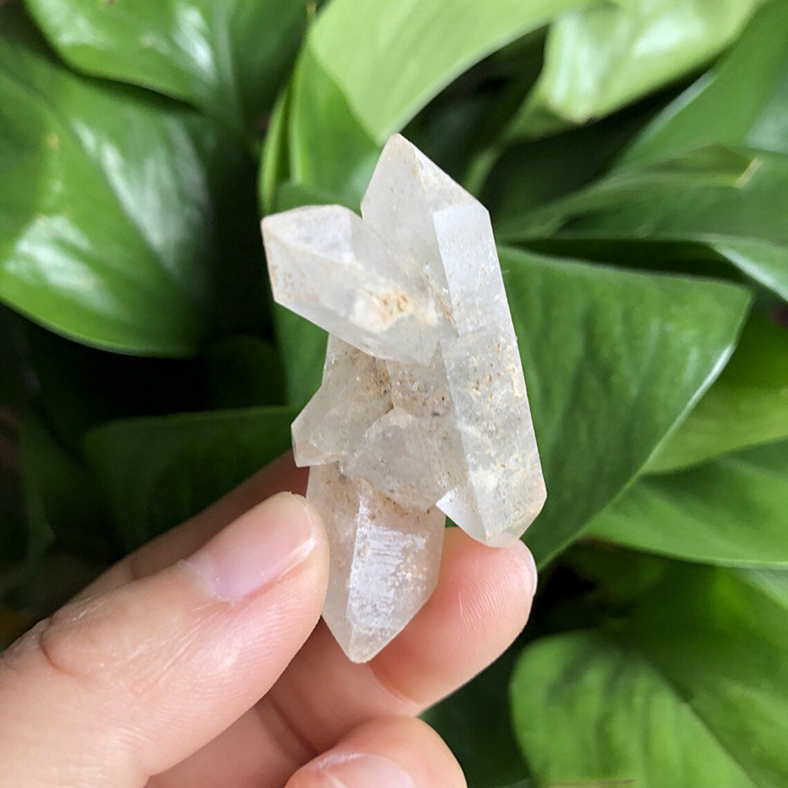 Natural Skeletal Quartz Elestial Quartz Crystal Double - Etsy