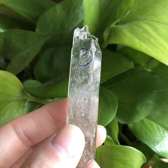 Home Décor Home & Living Natural Moving Water Bubble Quartz Crystal ...