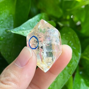 Natural Moving Water Bubble Quartz Crystal Enhydro Skeletal Quartz ...