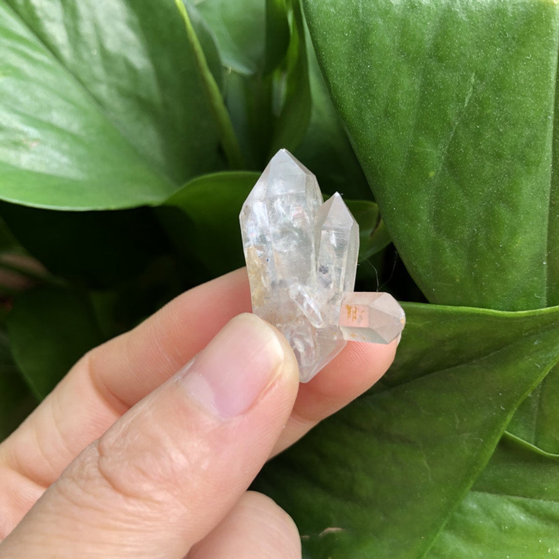 Natural Skeletal Quartz Elestial Quartz Crystal Double | Etsy