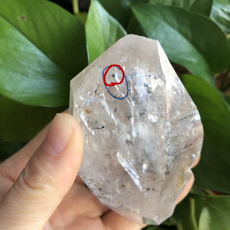 Natural Moving Water Bubble Quartz Crystal Enhydro Skeletal - Etsy