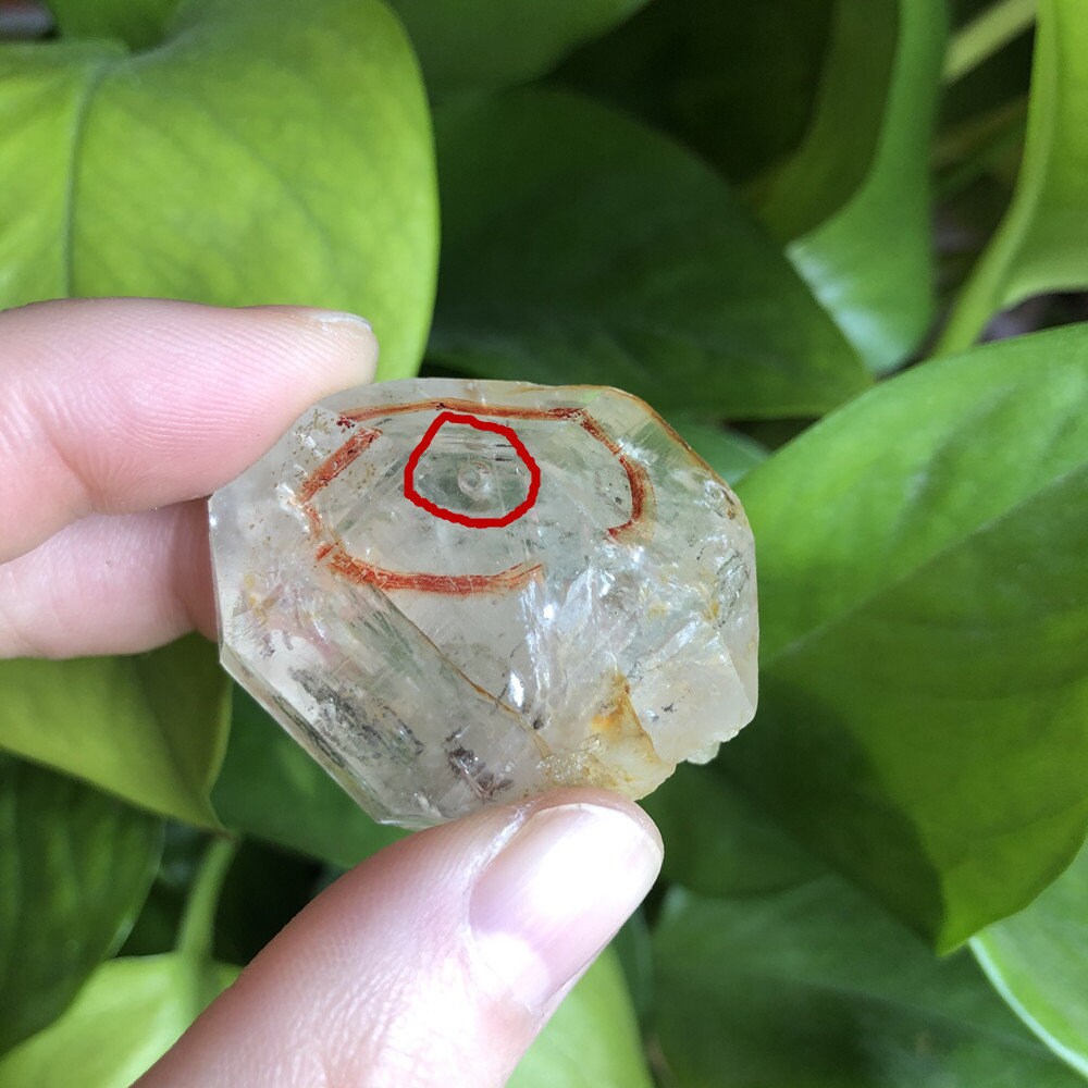 Natural Moving Water Bubble Quartz Crystal Enhydro Quartz | Etsy