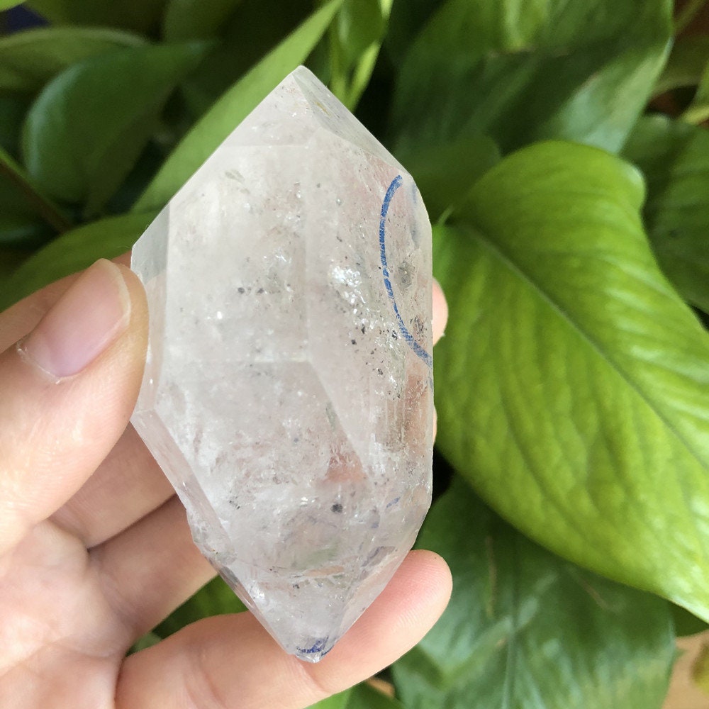 Natural Moving Water Bubble Quartz Crystal Enhydro Skeletal - Etsy