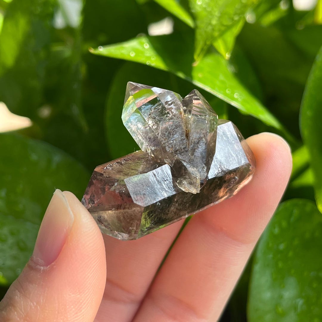 Natural Skeletal Quartz Elestial Quartz Crystal Double Terminated Point ...