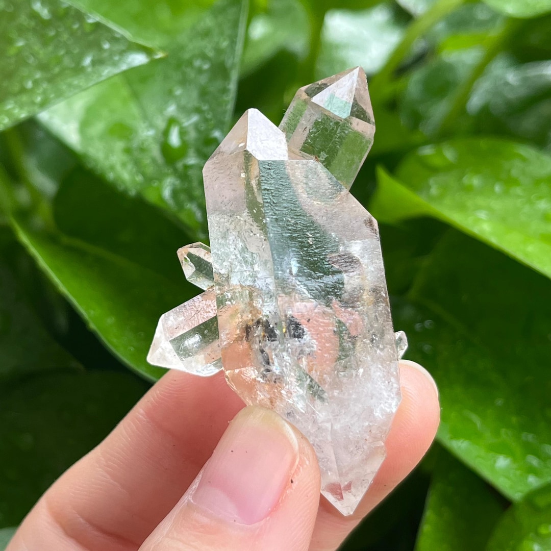 Natural Skeletal Quartz Elestial Quartz Crystal Terminated Point/wand ...