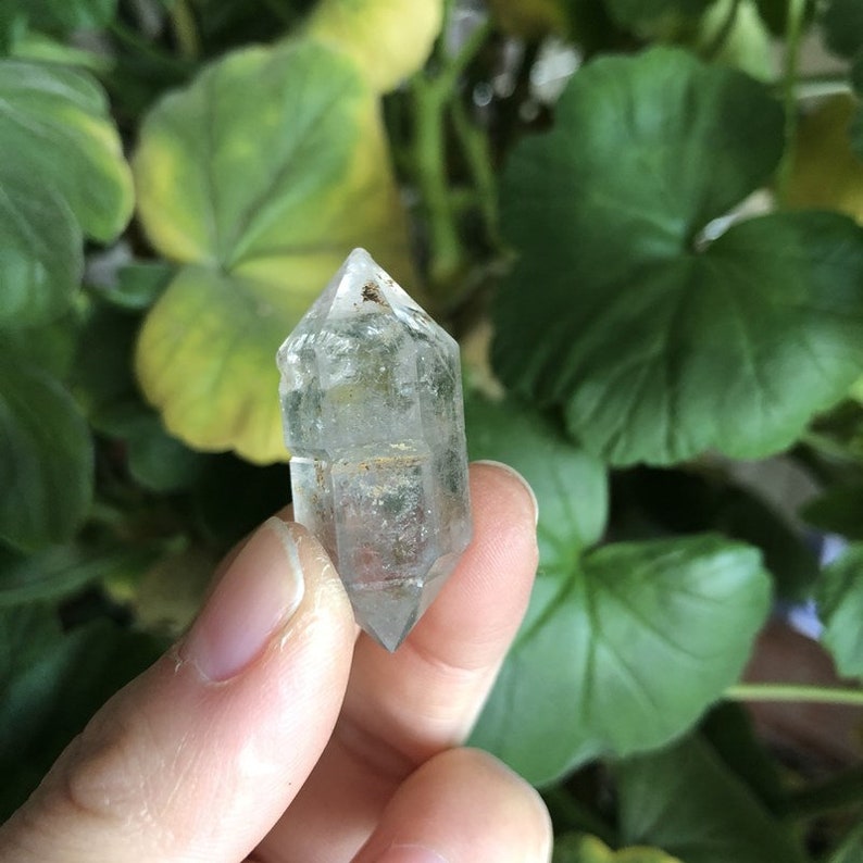 Home Décor Home & Living Natural Moving Water Bubble Quartz Crystal ...