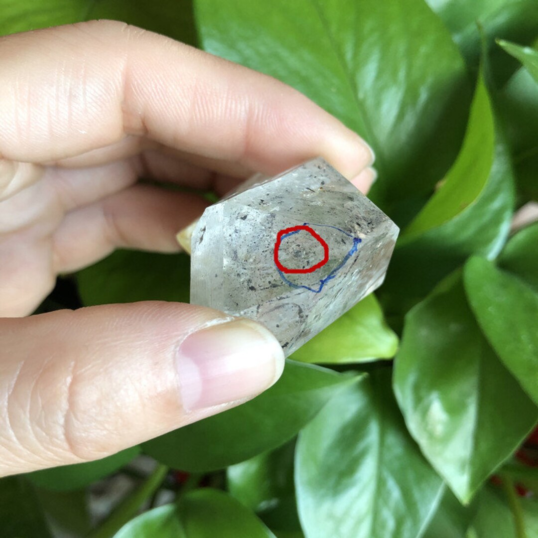 Natural Moving Water Bubble Quartz Crystal Enhydro Skeletal - Etsy