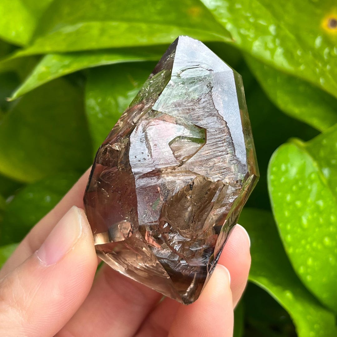 Natural Smoky Skeletal Quartz Elestial Quartz Reiki Healing Specimen ...