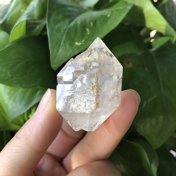 Home Décor Natural Skeletal Quartz Elestial Quartz Crystal Terminated ...