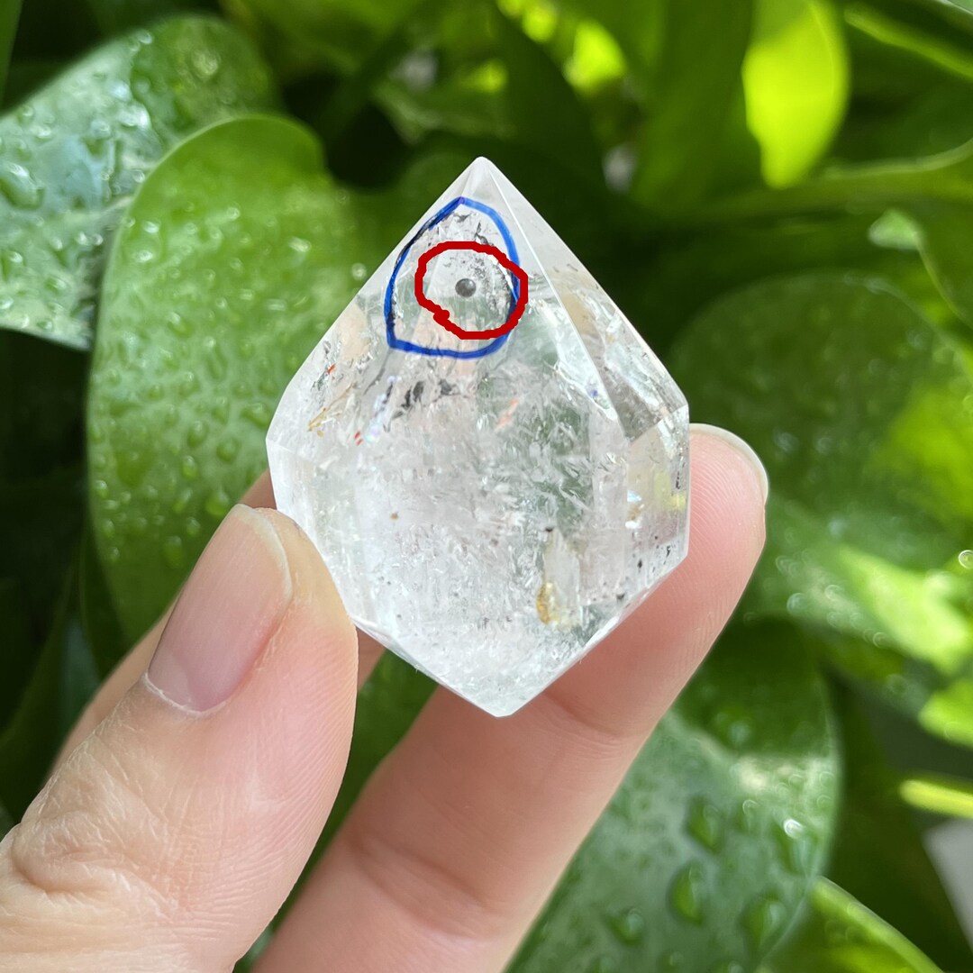 Natural Moving Water Bubble Quartz Crystal Enhydro Skeletal Quartz ...