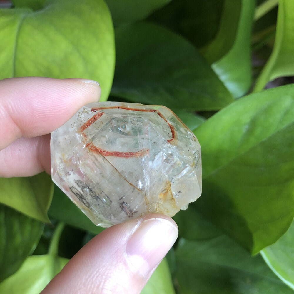 Natural Moving Water Bubble Quartz Crystal Enhydro Quartz | Etsy