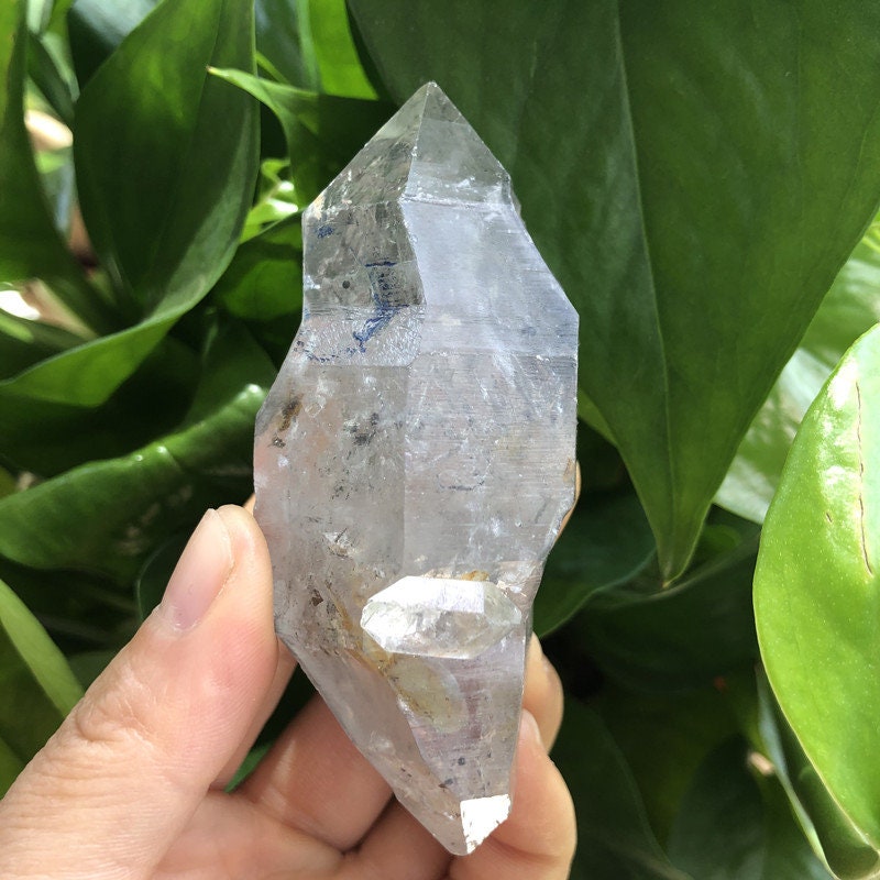 Natural Moving Water Bubble Quartz Crystal Enhydro Skeletal | Etsy