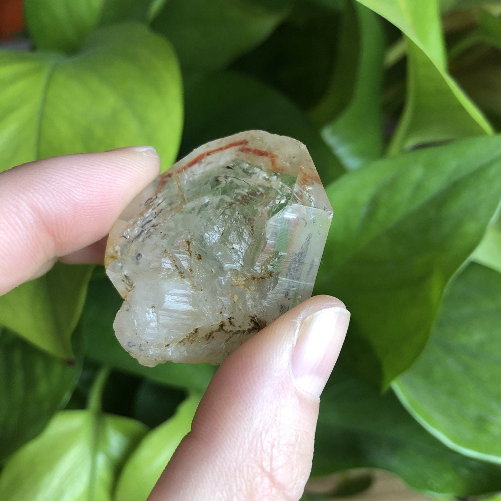 Natural Moving Water Bubble Quartz Crystal Enhydro Quartz | Etsy