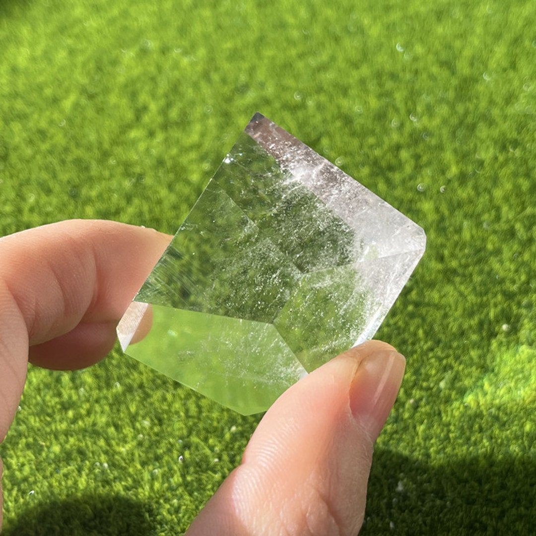 Polished Irregular Clear Quartz Crystal Freeform Facet Crystal Reiki ...