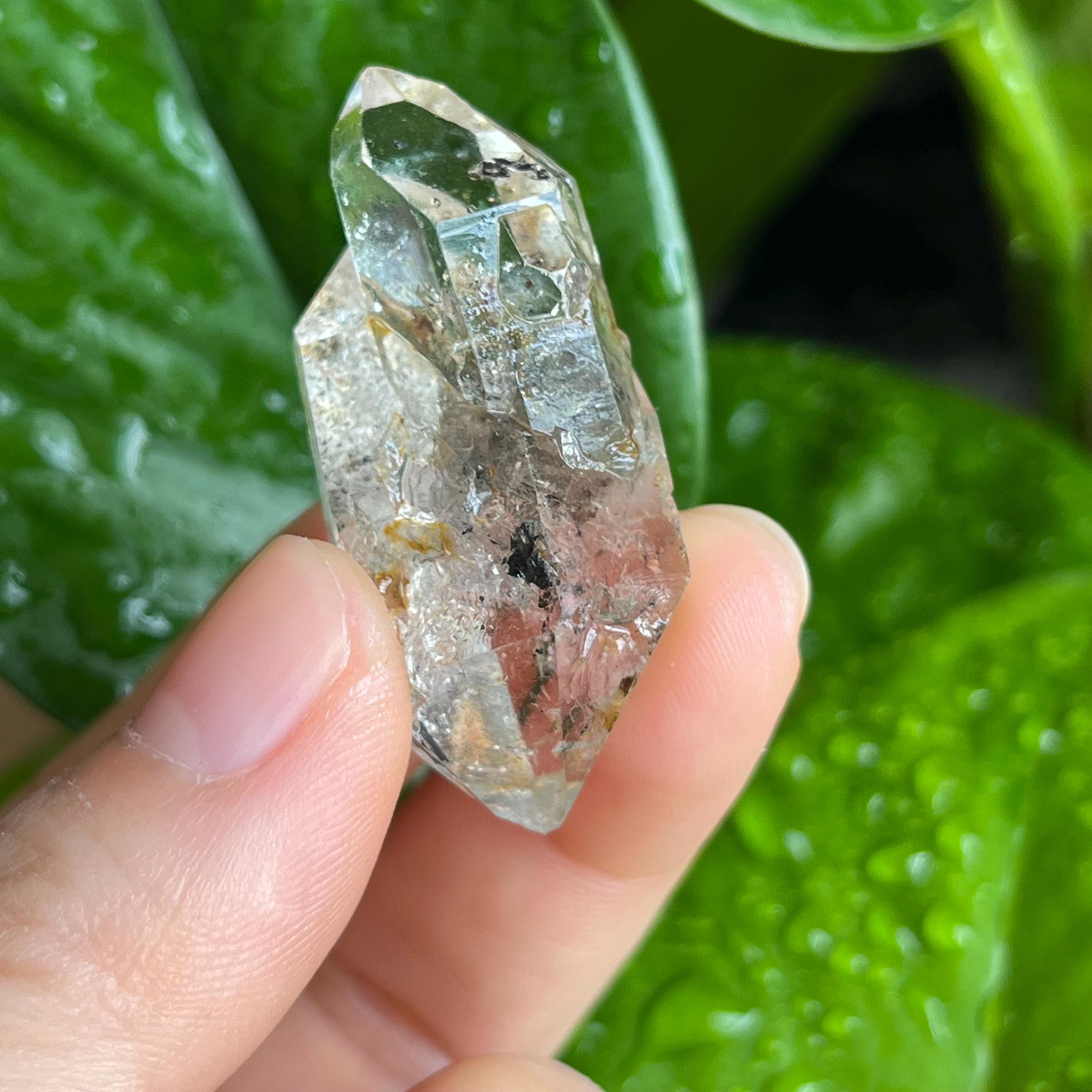 Natural Skeletal Quartz Elestial Quartz Crystal Terminated Point/wand ...
