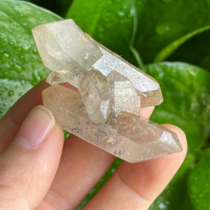 Natural Skeletal Quartz Elestial Quartz Crystal Double Terminated Point ...