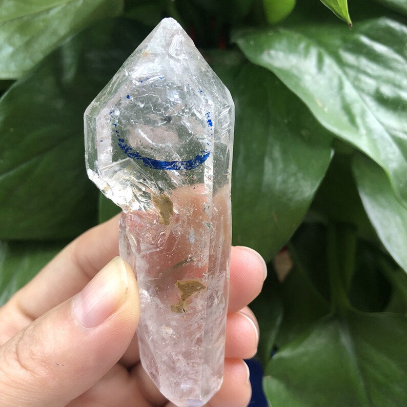 Natural Moving Water Bubble Quartz Crystal Enhydro Skeletal | Etsy