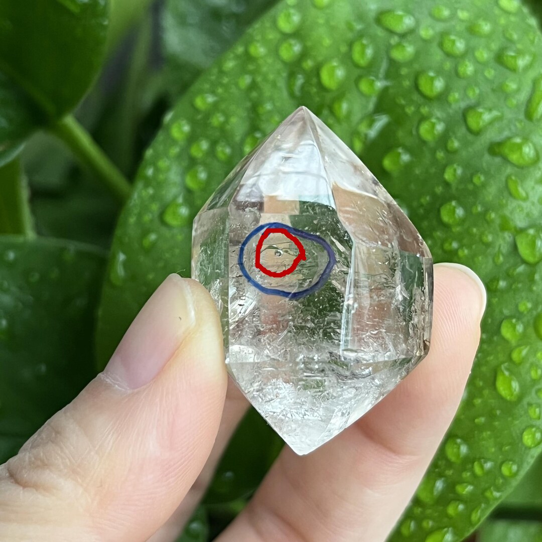 Natural Moving Water Bubble Quartz Enhydro Skeletal Quartz Mineral ...