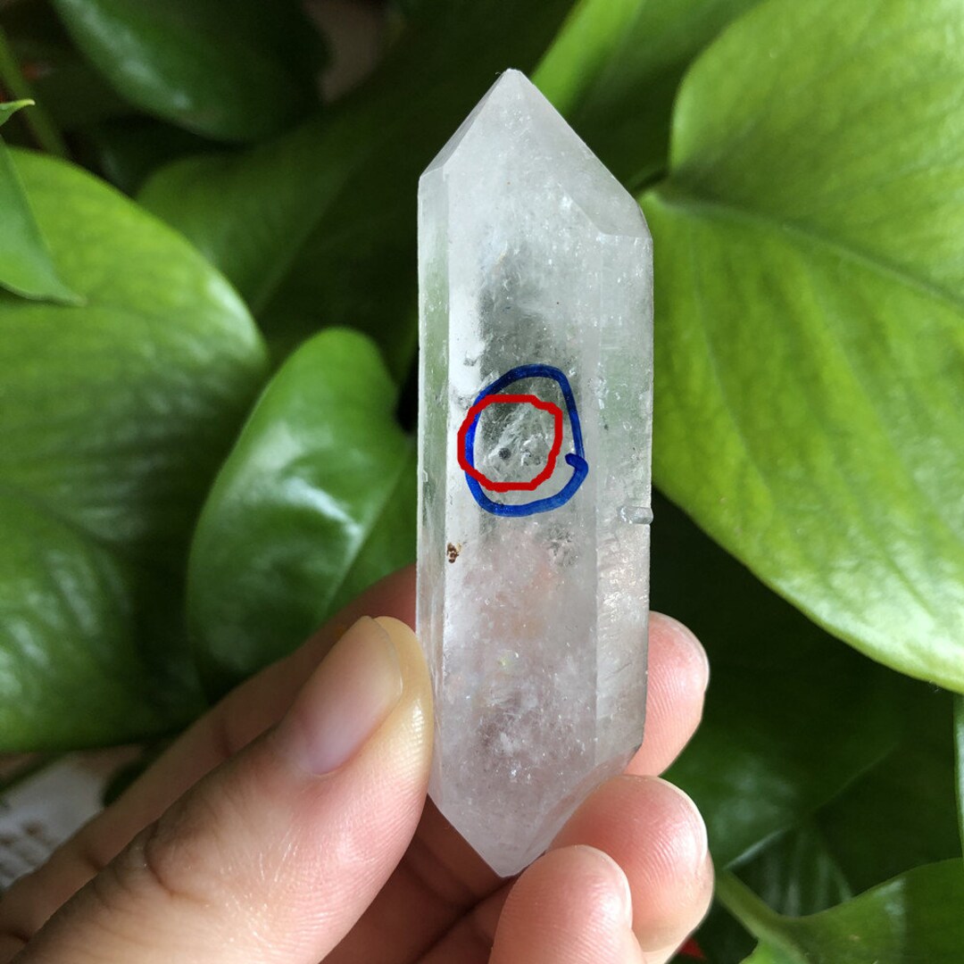 Natural Moving Water Bubble Quartz Crystal Enhydro Skeletal - Etsy